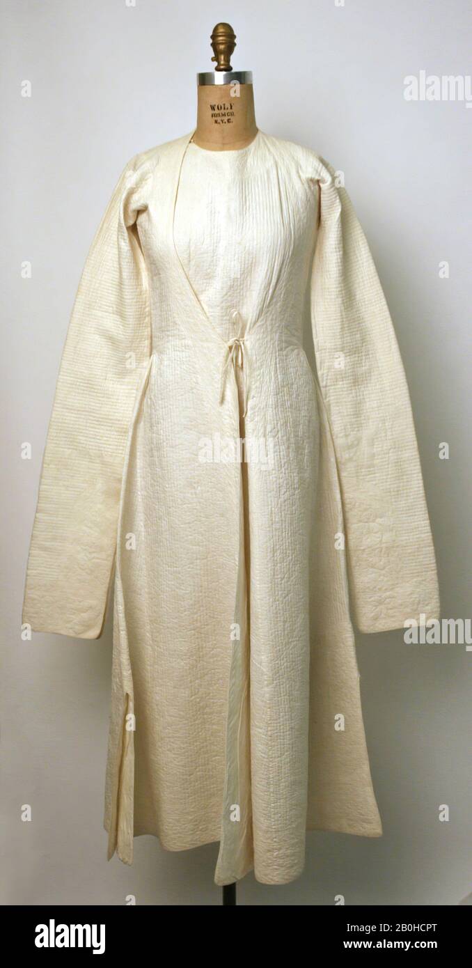 Angarkha, Coat, 18th century, Made in India, Cotton; quilted, Length at ...
