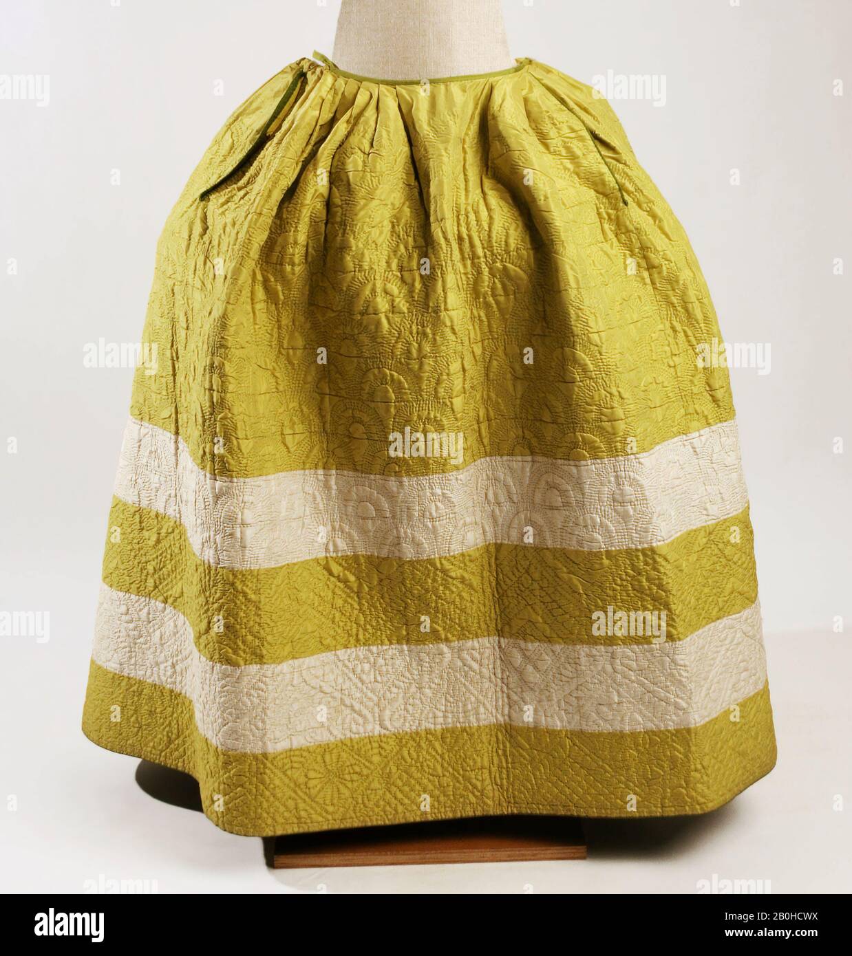 Petticoat, British, mid-18th century, British, silk Stock Photo - Alamy