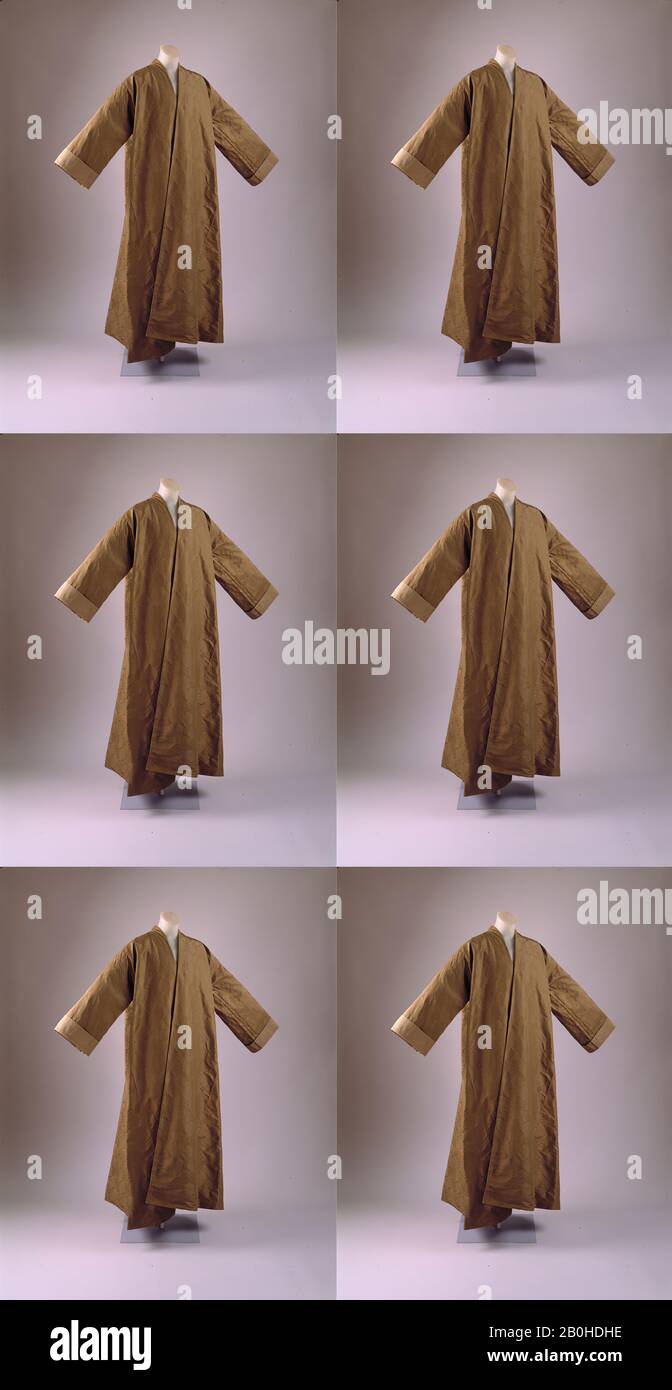 Banyan, British, 1735–40, British, silk Stock Photo - Alamy