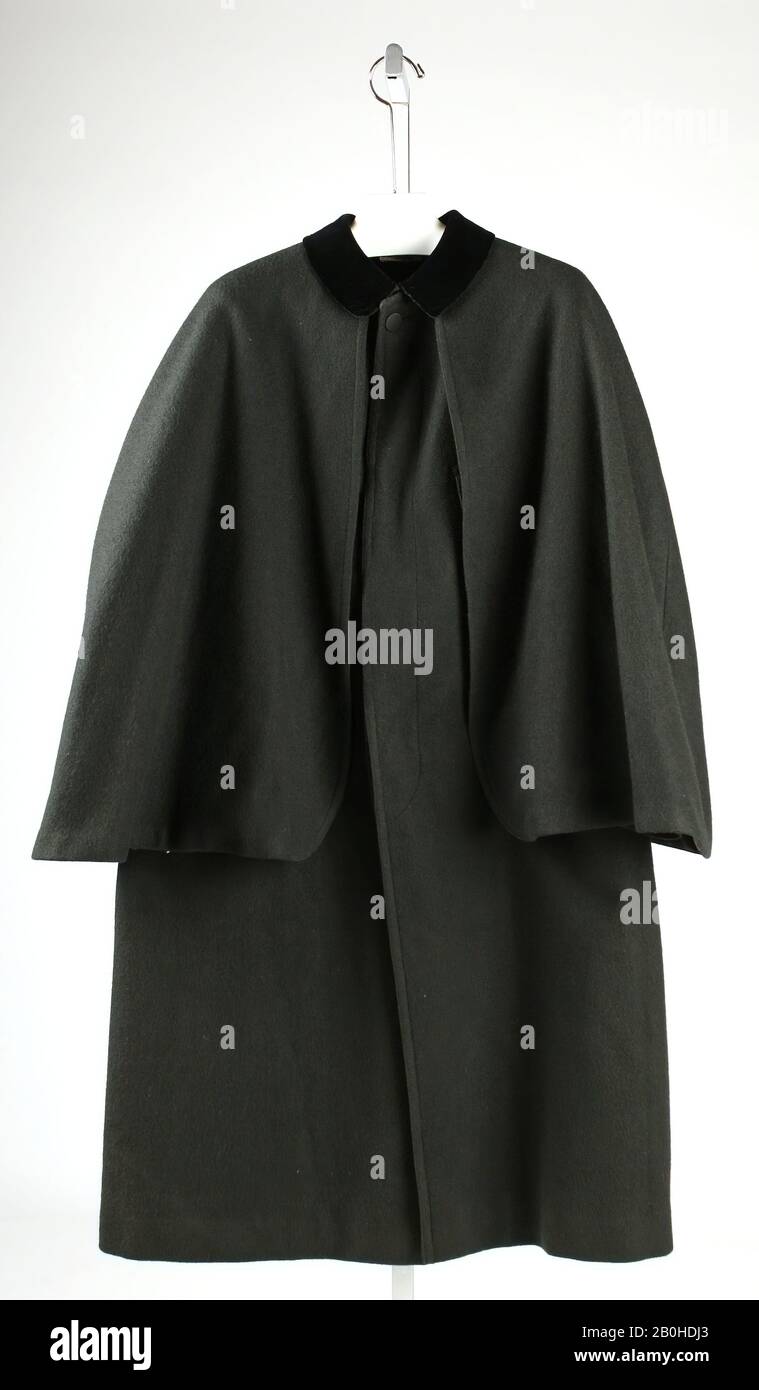 Coat, American, 1890, American, wool Stock Photo - Alamy