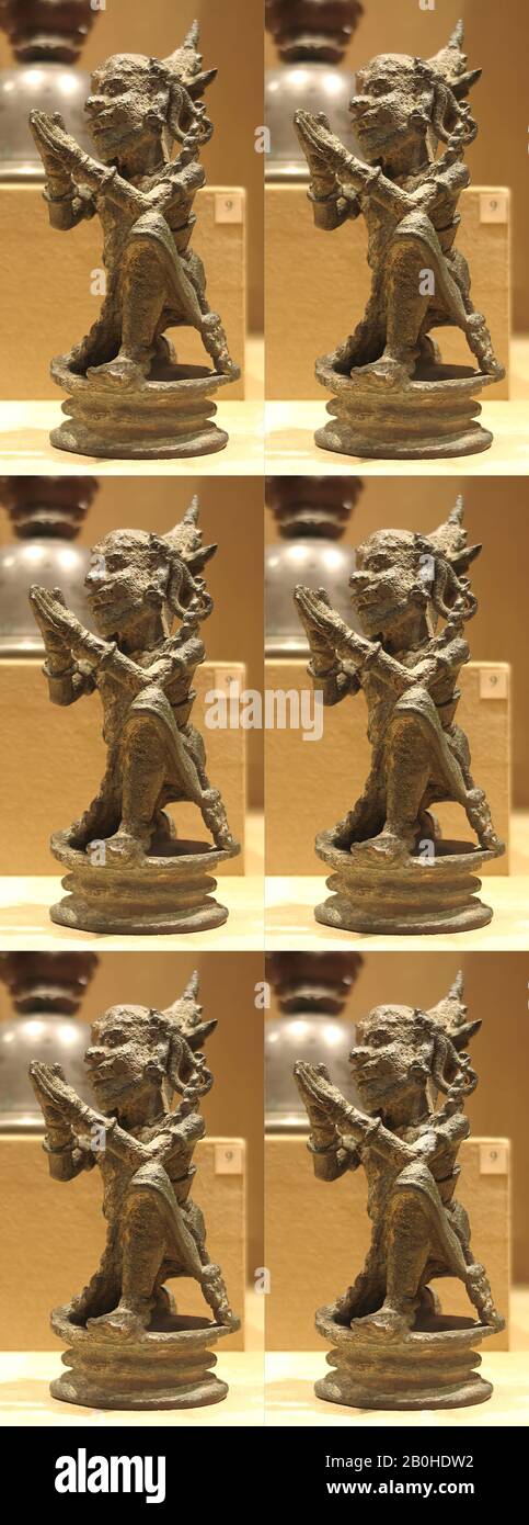 Top of a Bell in the Form of a Kneeling Demon, Indonesia (Java ...