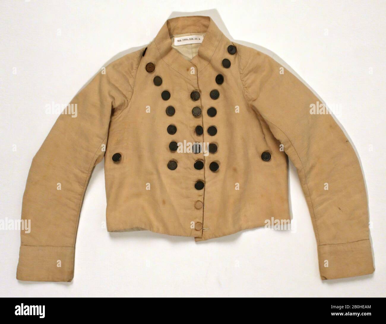 Skeleton suit, British, ca. 1795–1805, British, cotton, metal Stock ...