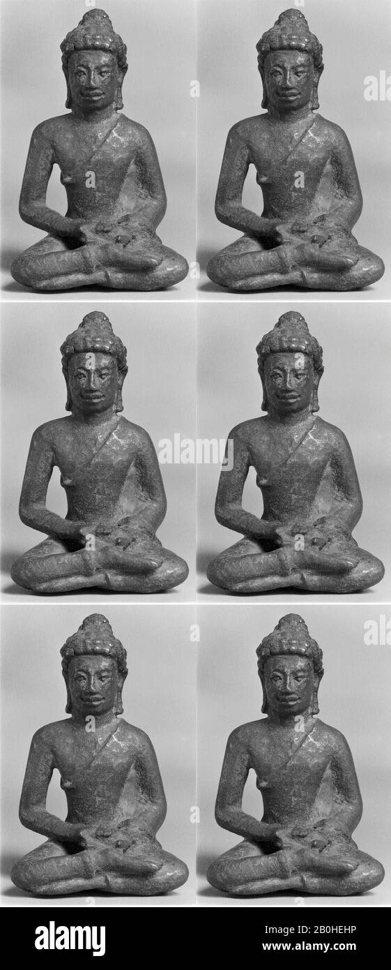 Seated Buddha, Indonesia (Java), 9th century, Indonesia (Java), Bronze ...