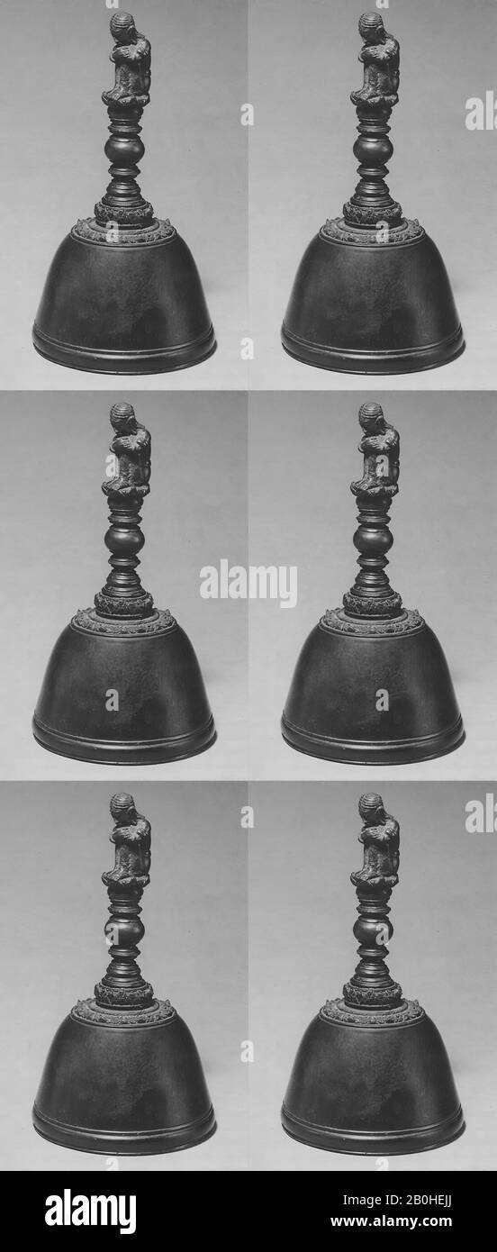 Hand Bell, Indonesia (Java), Eastern Javanese period, Date ca. 13th ...