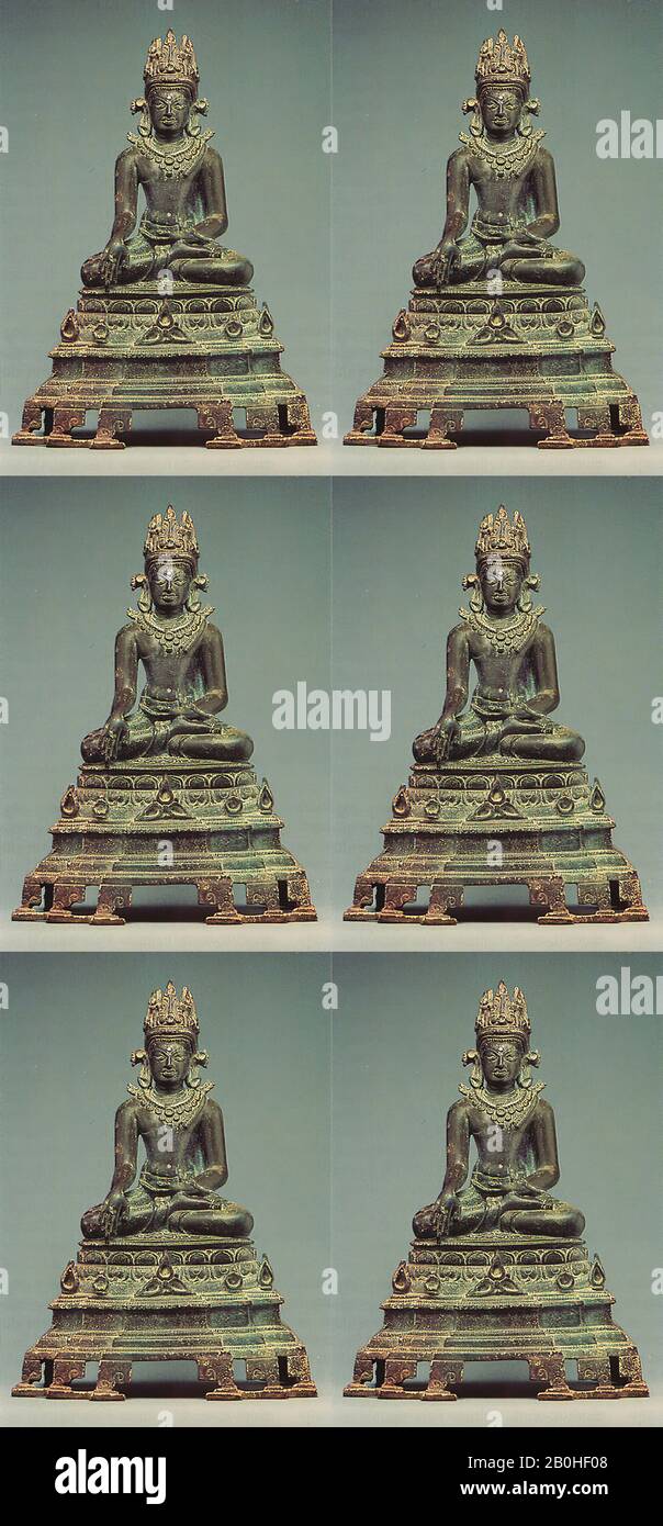 Seated Crowned and Jeweled Buddha, India, Pala period, Date late 10th ...