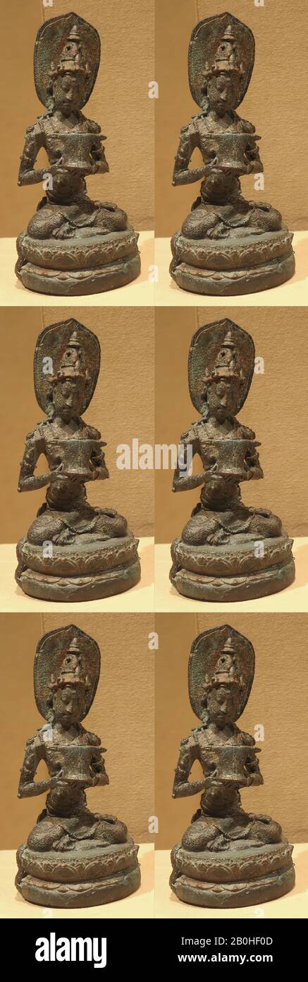 Seated Bodhisattva, Indonesia (Java, Ngandjuk), Eastern Javanese period ...