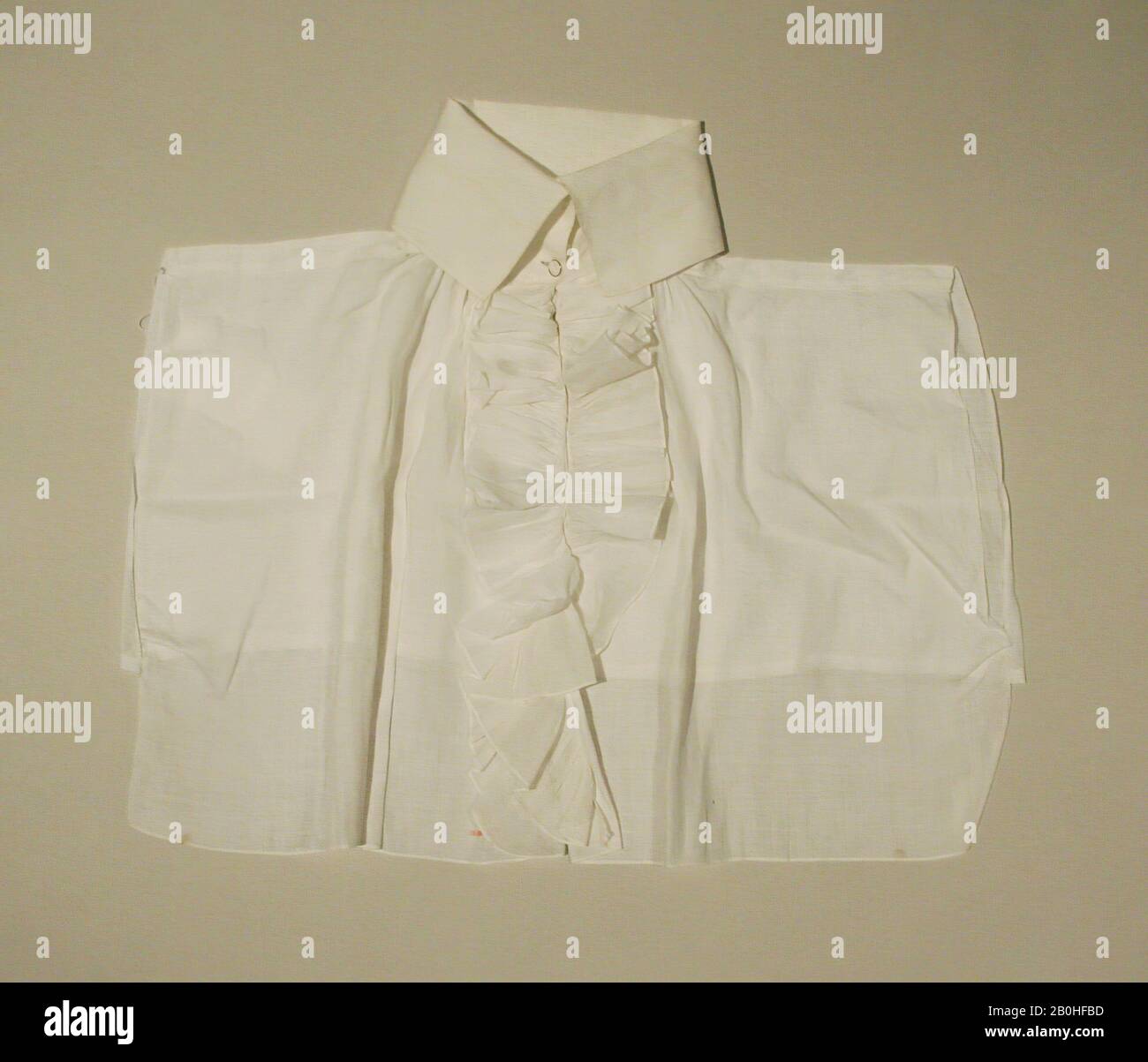 Dickey, American, late 18th–early 19th century, American, linen Stock ...