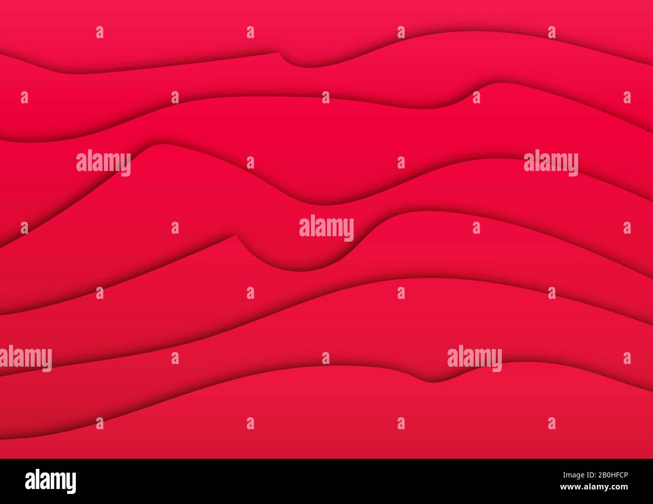 Abstract red background with wavy horizontal lines Stock Photo - Alamy