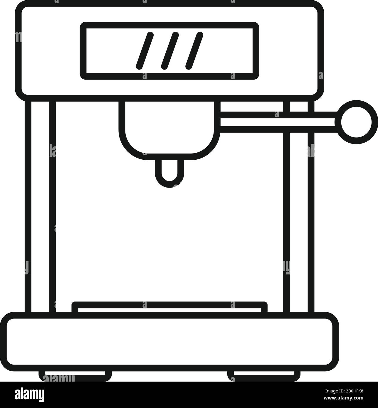 French coffee machine icon. Outline french coffee machine vector icon ... French coffee machine icon. Outline french coffee machine vector icon ...