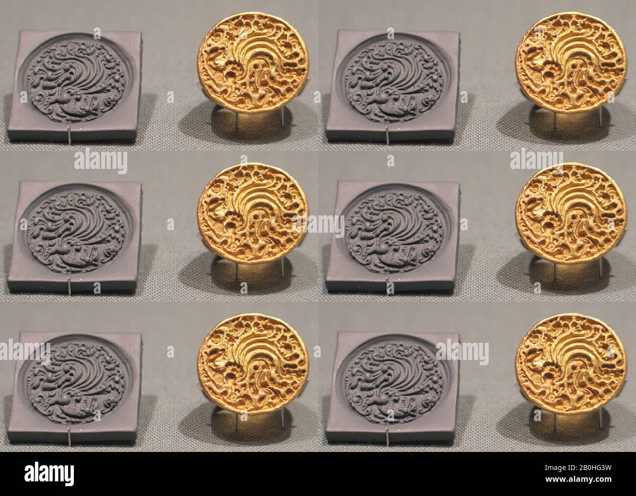 Signet Ring with Phoenix Motif, Indonesia (Java), Eastern Javanese ...