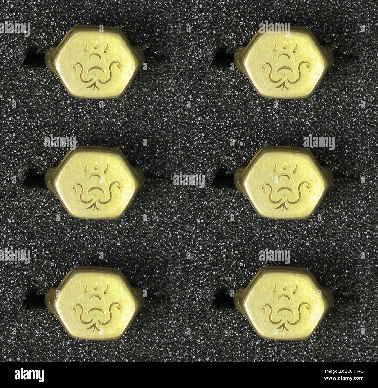 Ring with Hexagonal Bezel and Calligraphy, Indonesia (Central Java ...