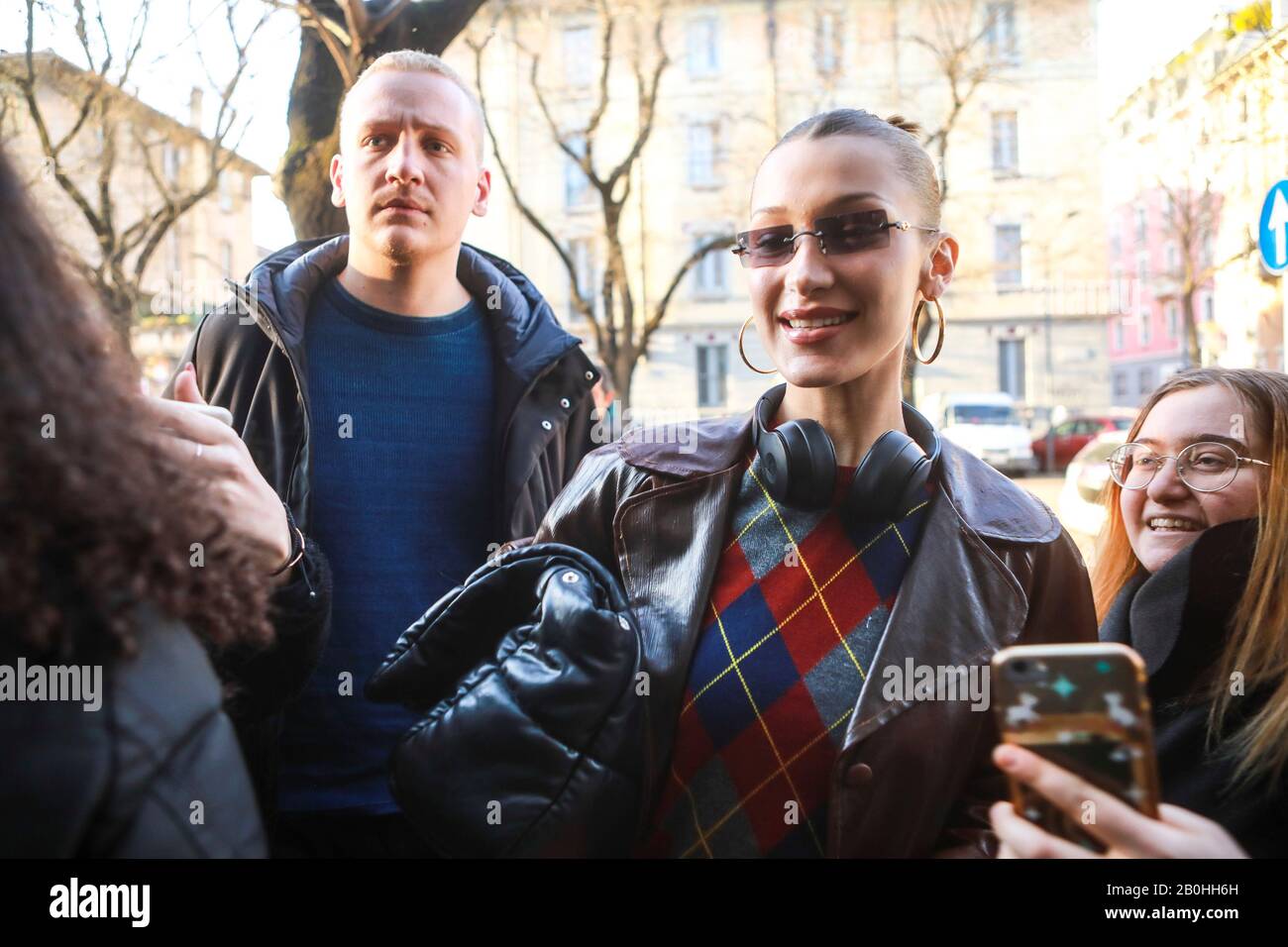 Milan, Italy. 20th Feb, 2020. Milan Fashion Week, Women Fall Winter ...