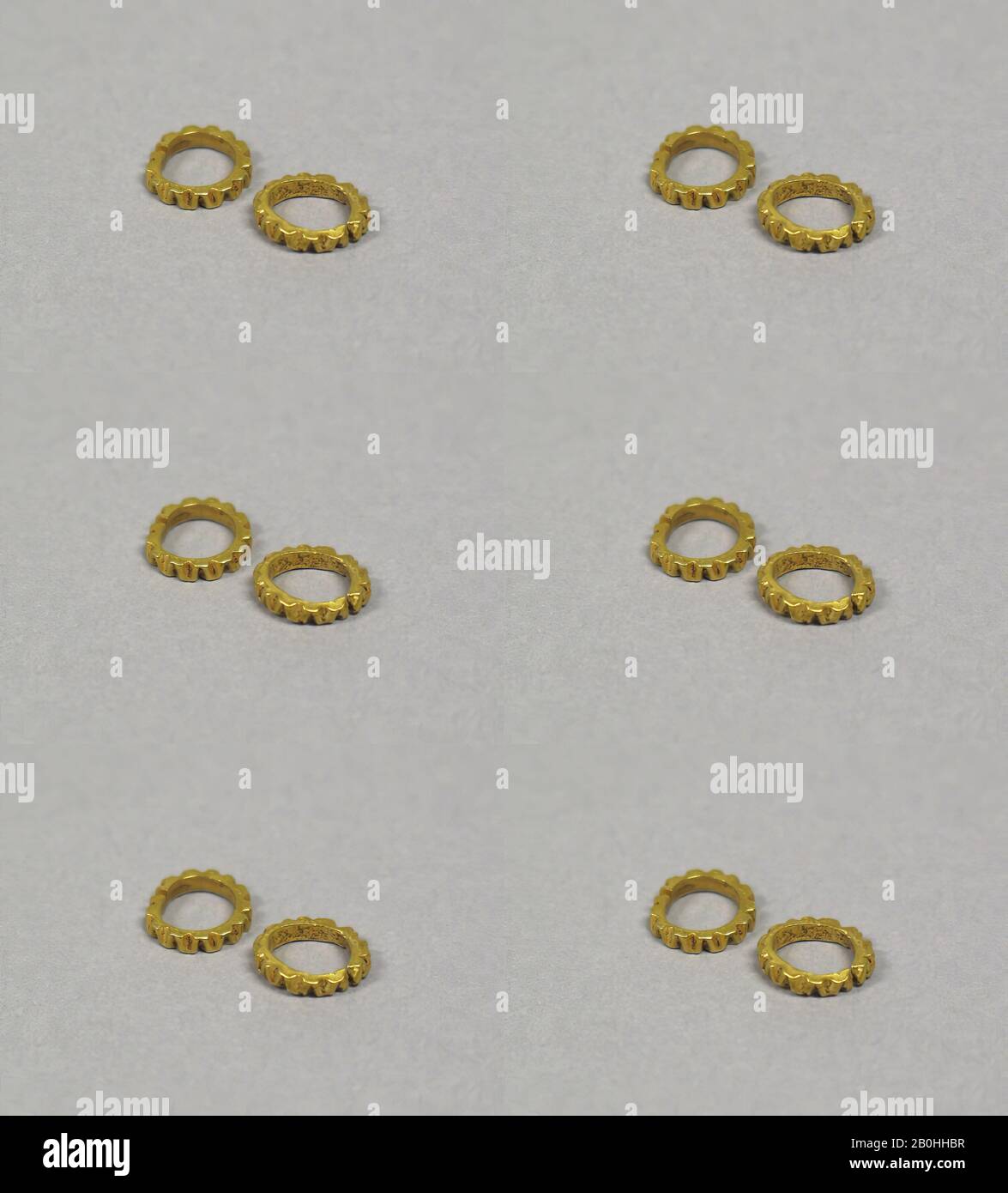 Pair of Earrings, Indonesia (Central Java), 8th–12th century, Indonesia ...