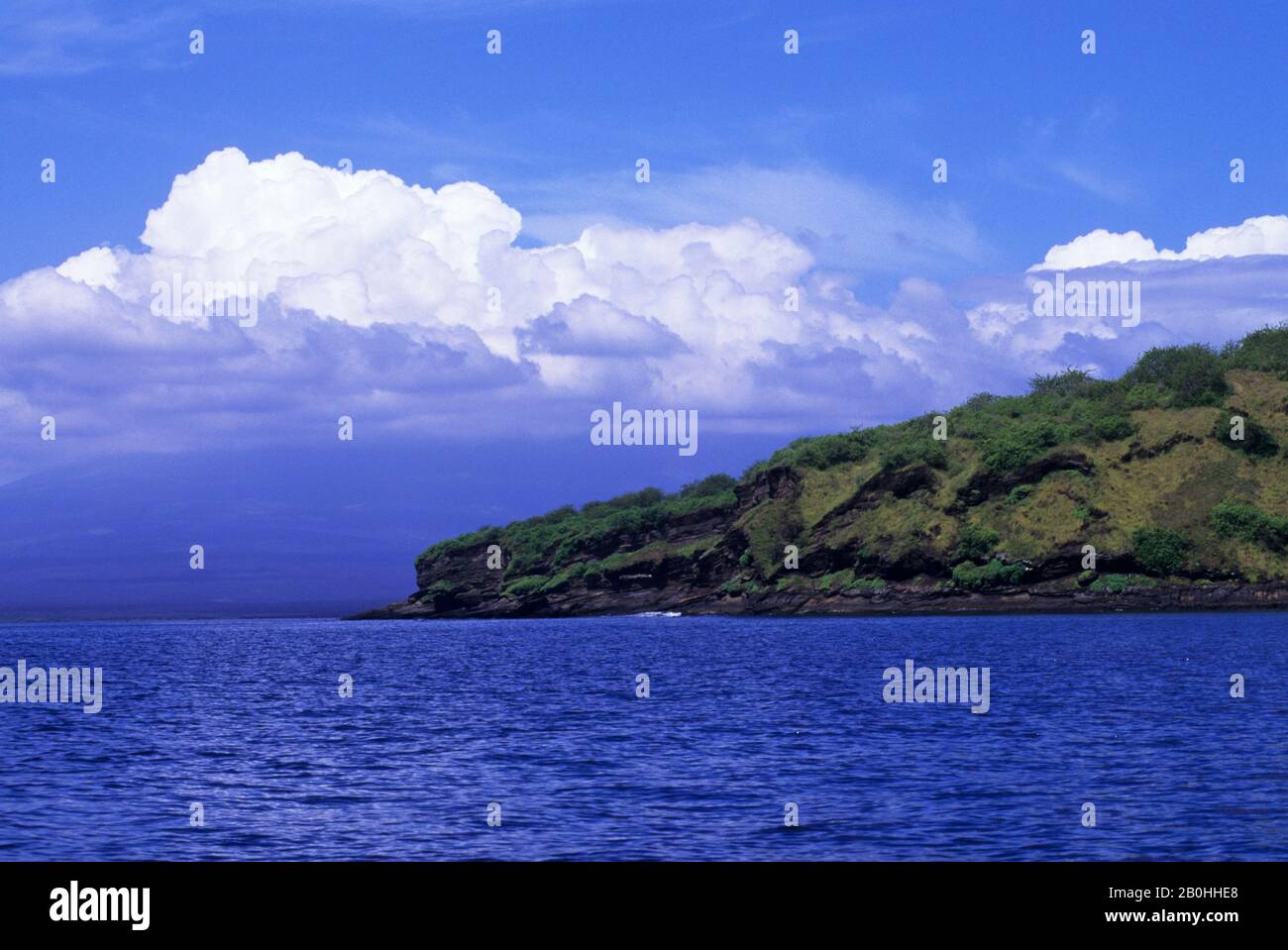 SOUTH AMERICA, ECUADOR, GALAPAGOS ISLAND, VIEW OF ISABELA ISLAND Stock ...