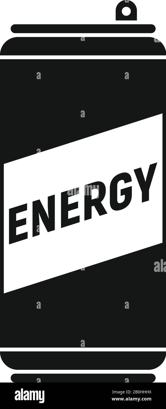Sport energy drink icon. Simple illustration of sport energy drink ...