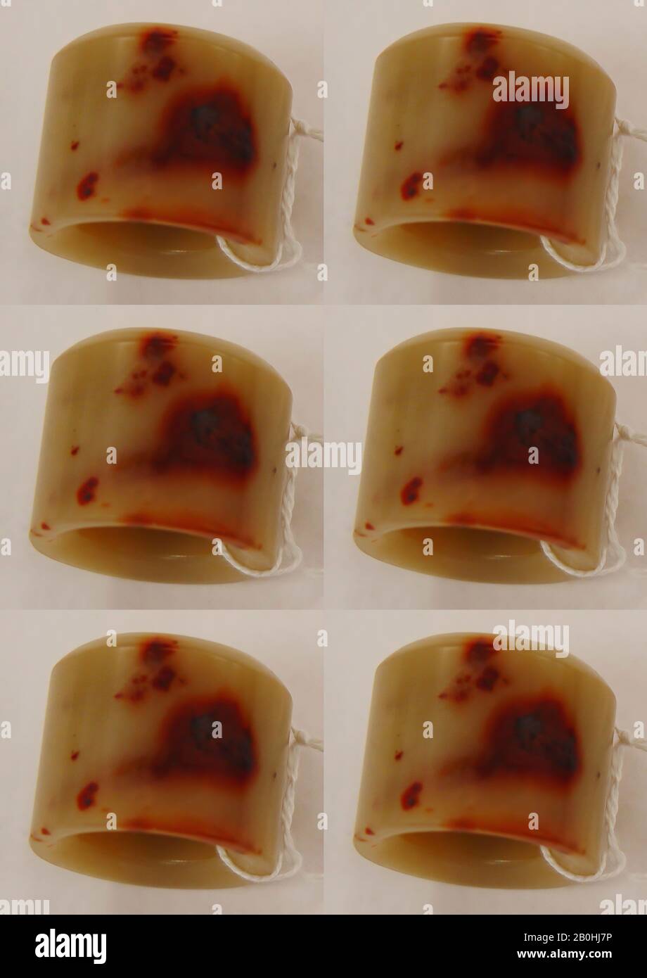 Ring, Chinese, probably 19th century, Chinese, stone Stock Photo - Alamy