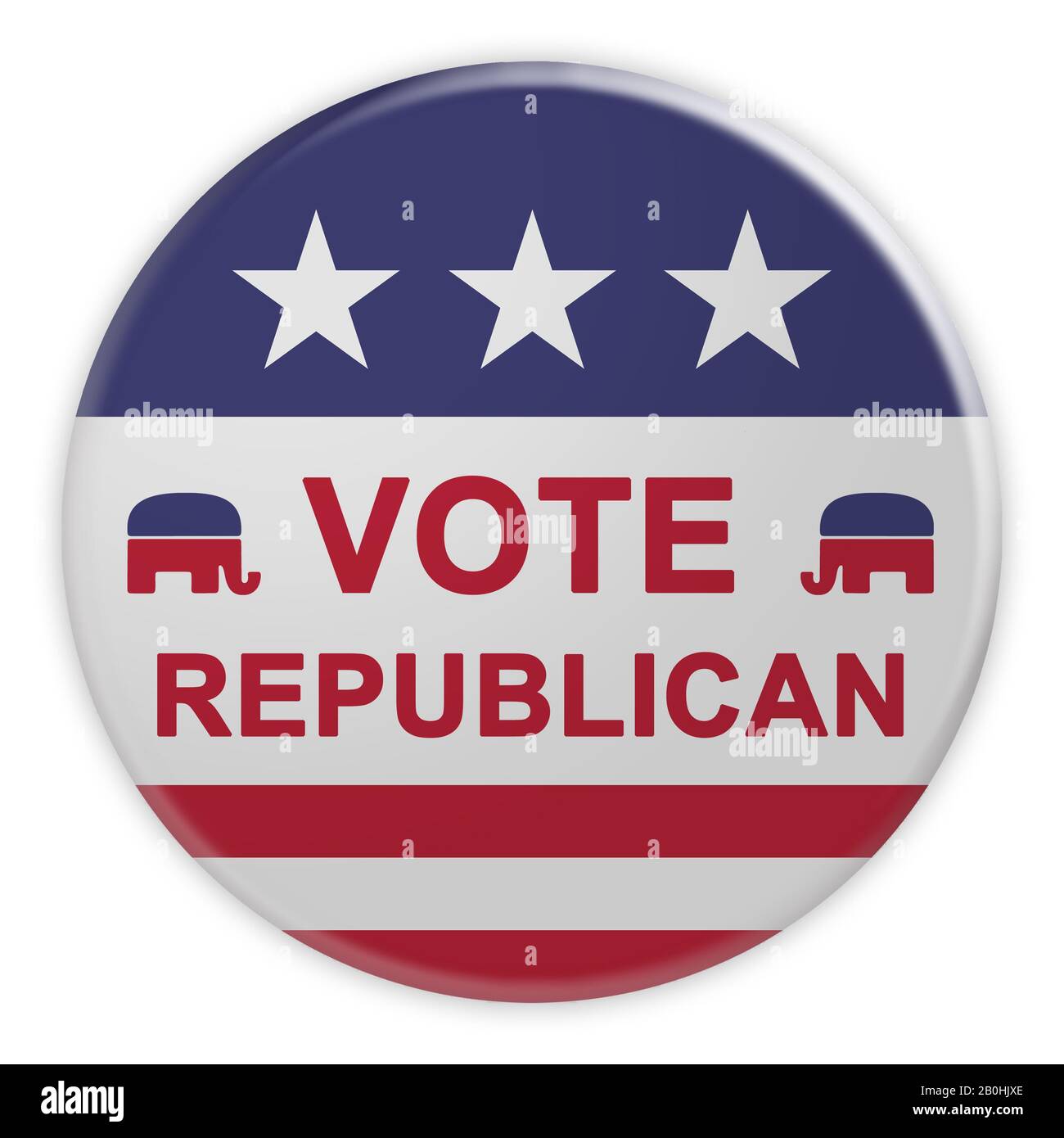BERLIN, GERMANY - JANUARY 8, 2020: USA Election Badge: Vote Republican ...