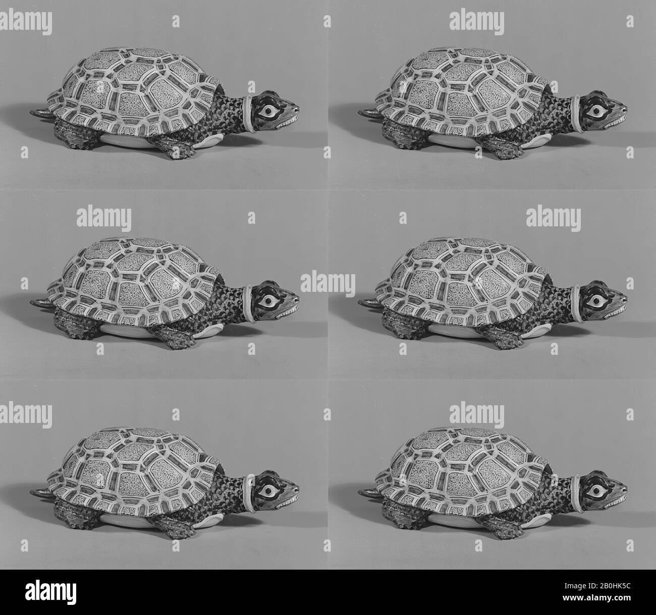 Tortoise box, German, Schrezheim, ca. 1750, German, Schrezheim, Tin ...