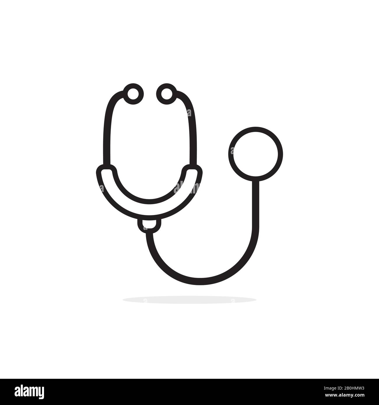 Nurse stethoscope chest Stock Vector Images - Alamy