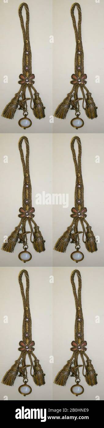 Fob, European, late 18th century, European, metal, glass Stock Photo ...