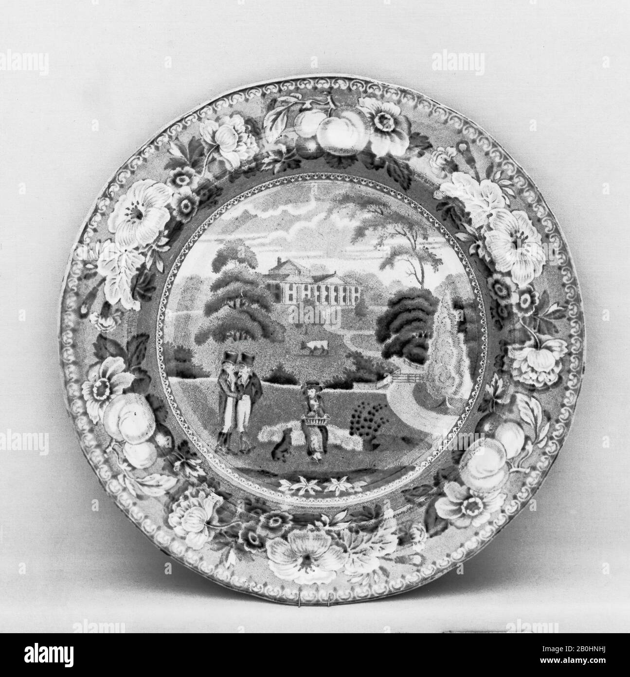 Probably made at Enoch Wood & Sons, Plate, British, Staffordshire ...