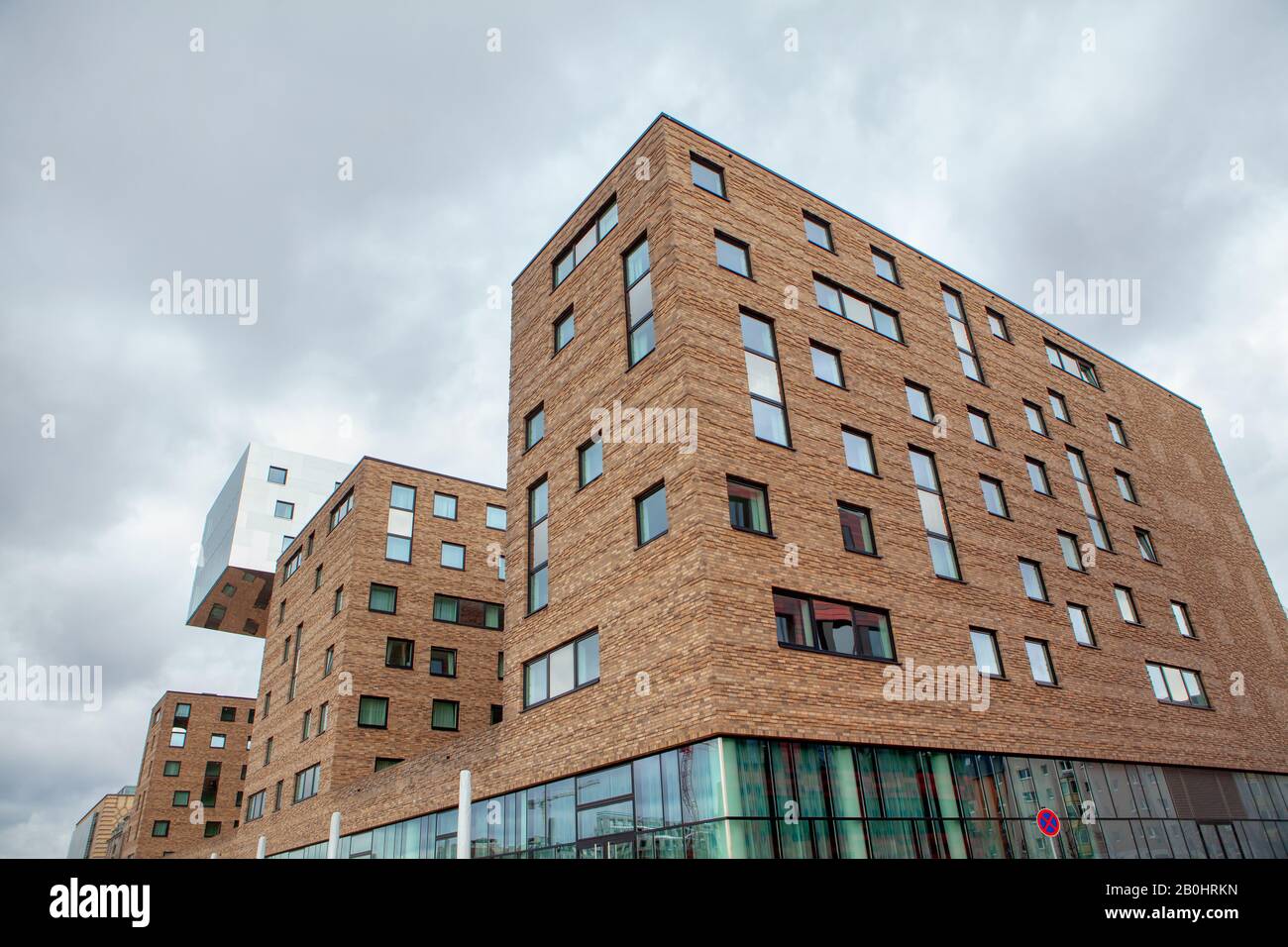 architectural cubes of modern building Stock Photo - Alamy