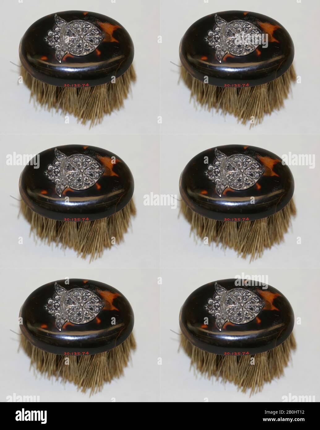 Brush, French, 17th century, French, tortoise shell Stock Photo - Alamy