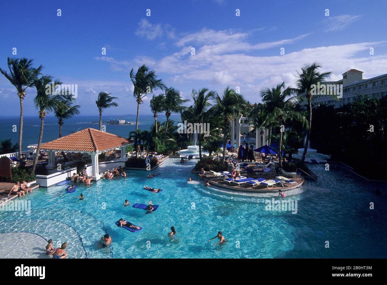 PUERTO RICO,NEAR FAJARDO, EL CONQUISTIDOR RESORT, SWIMMING POOL Stock ...