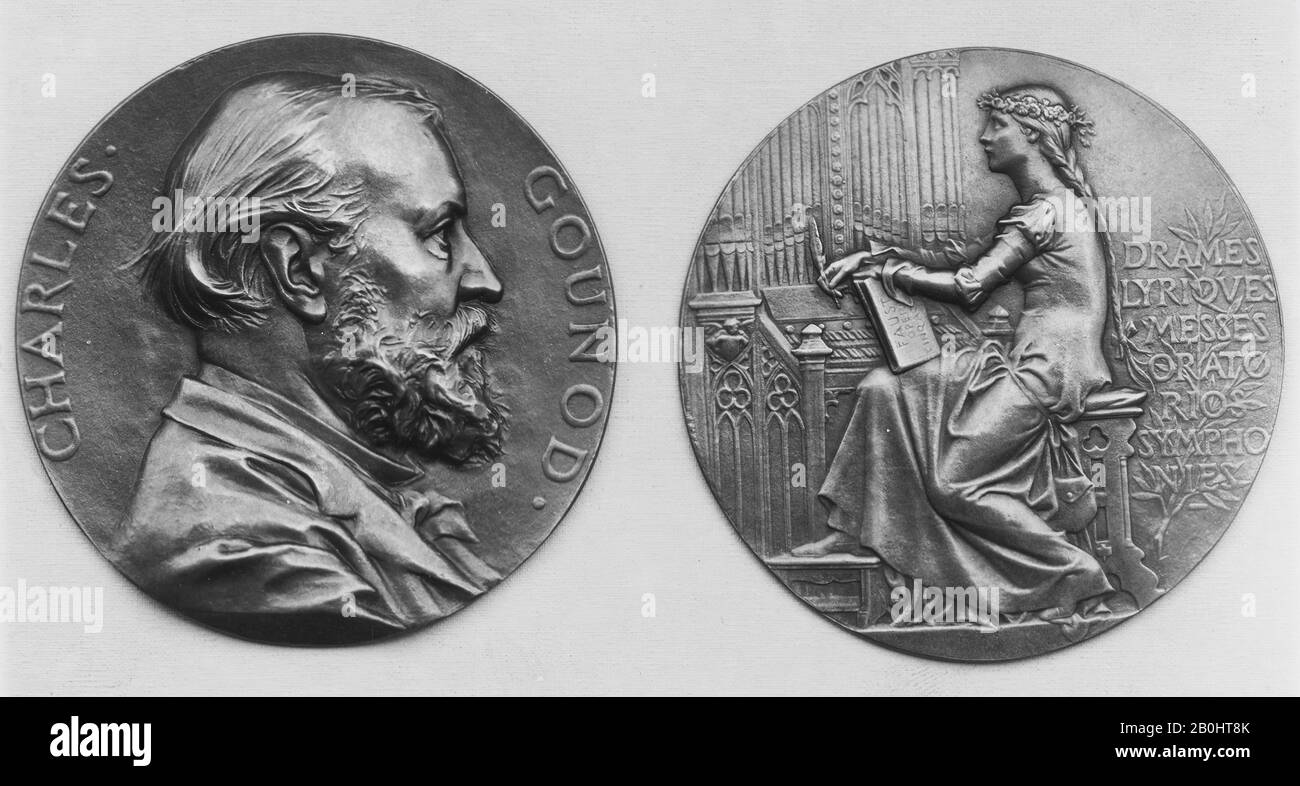 Medalist: Jules-Clément Chaplain, In Honor of Charles Gounod, the ...