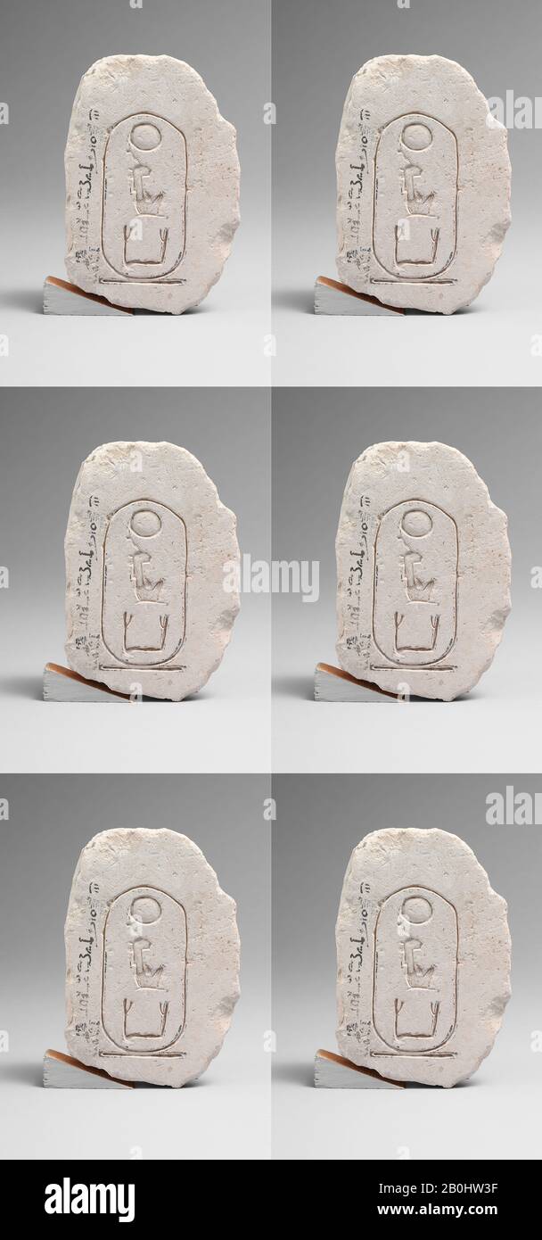 Inscribed Stone from Hatshepsut's Valley Temple, New Kingdom, Dynasty ...