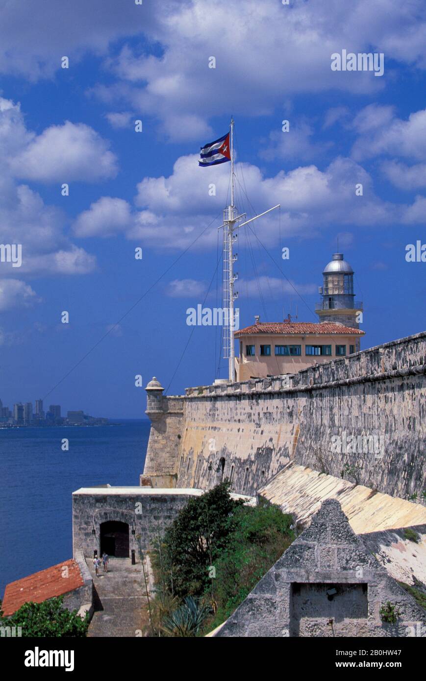 CUBA, HAVANA, EL MORRO FORTRESS, LIGHTHOUSE Stock Photo - Alamy