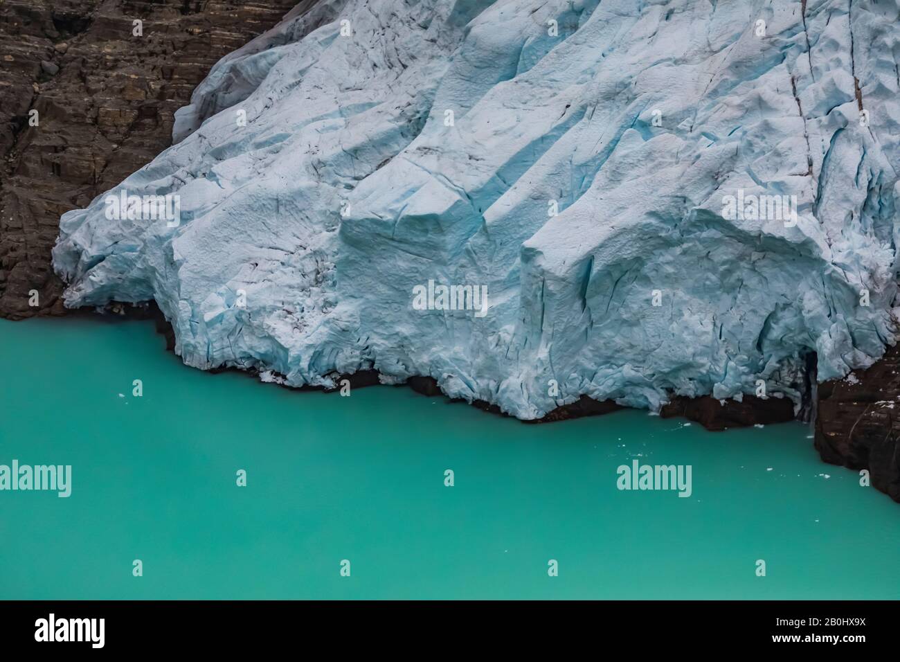 Aerial view of berg lake, british columbia, canada hi-res stock photography and images - Alamy