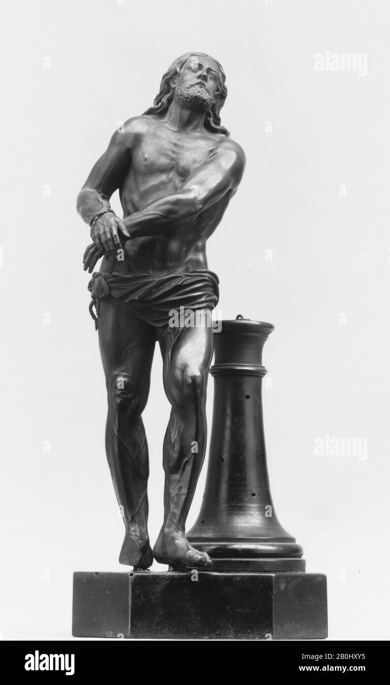 Christ at the Column, German, 17th century, German, Boxwood, Height: 9 ...