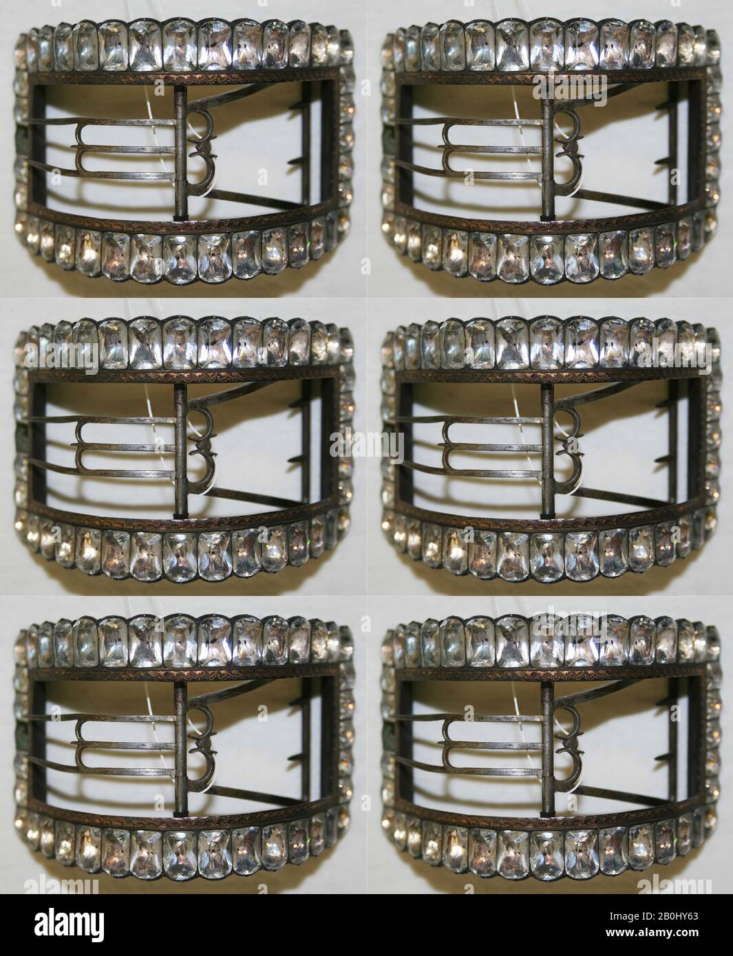 Shoe buckles, British, late 18th century, British, metal, paste jewels ...