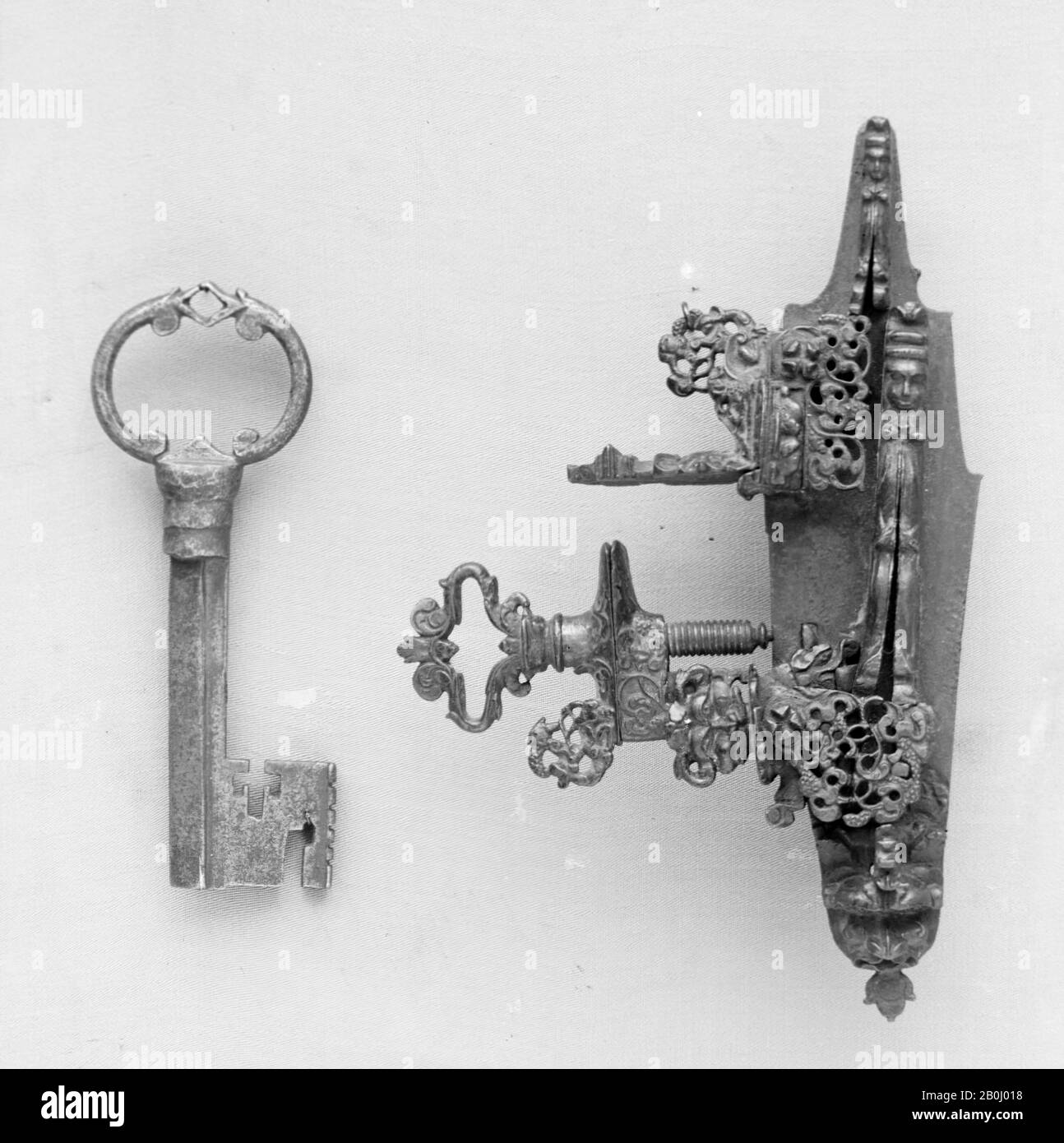 Key, German, 16th century, German, Iron, Length: 5 in. (12.7 cm ...