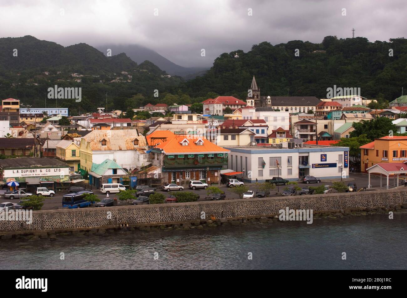 Caribbean island of dominica town hi-res stock photography and images ...