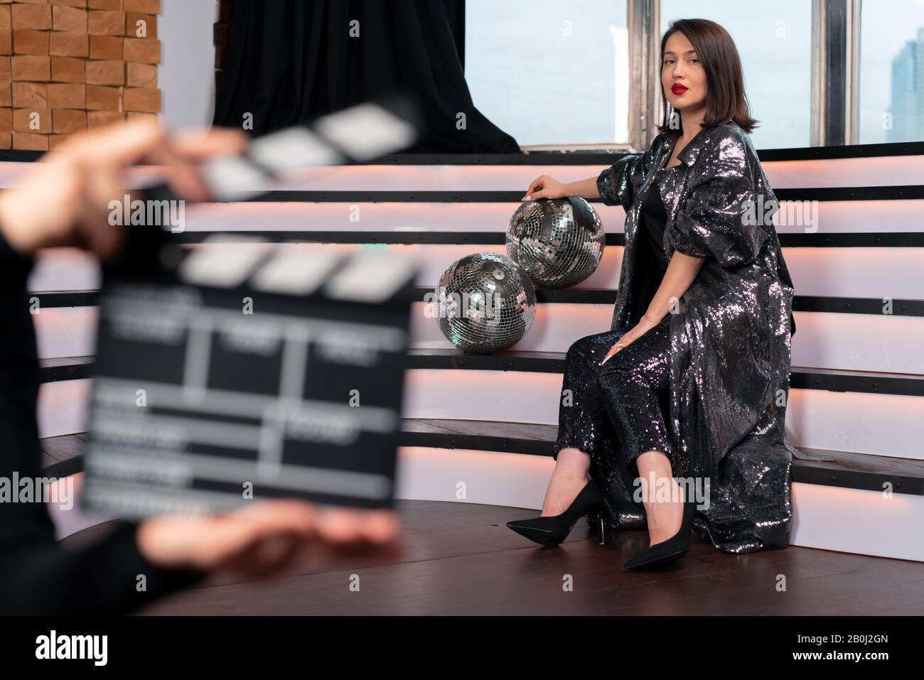 Movie making backstage hi-res stock photography and images - Alamy