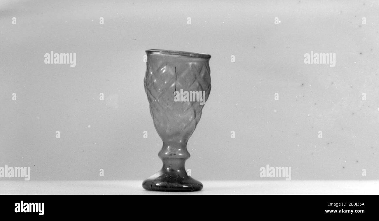 Miniature goblet, German, early 19th century, German, Glass, Overall: 1 ...