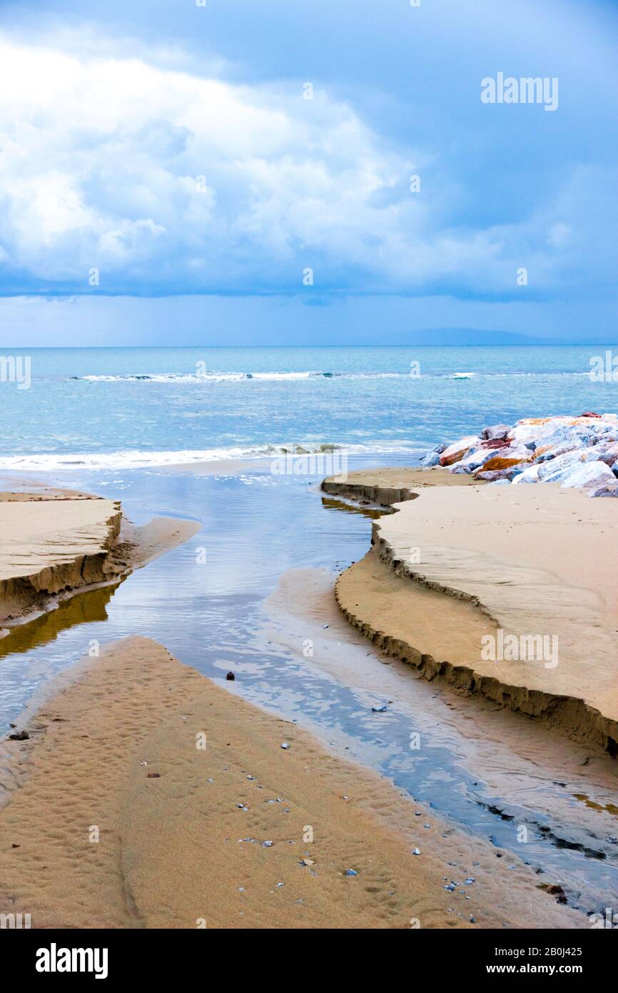 Beautiful beach in follonica italy hi-res stock photography and images ...
