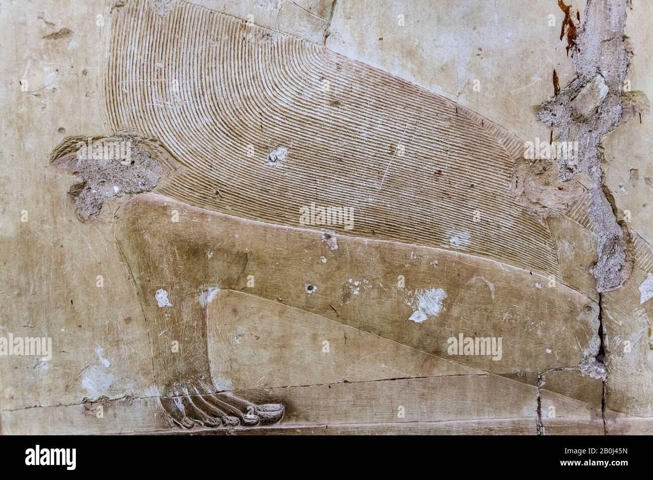 Detail of shendyt in a bas-relief wall carving in the Temple of Seti I ...