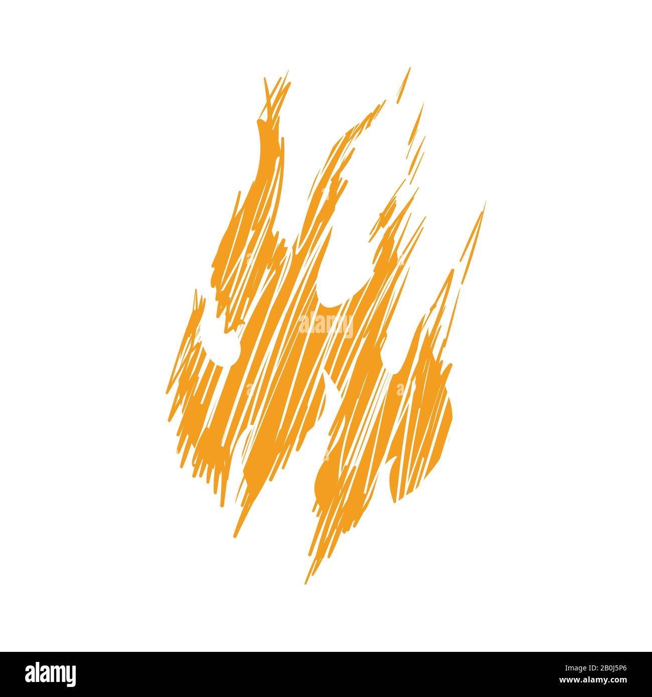 Fire logo. Red, orange yellow fire - vector illustration Stock Vector ...