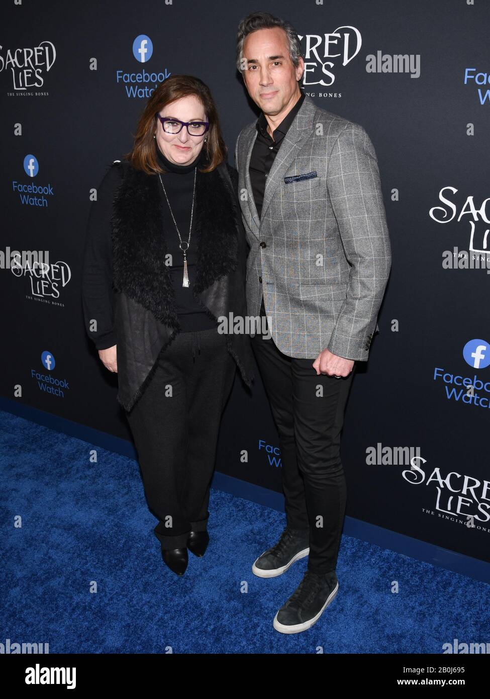 February 19, 2020, Hollywood, California, USA: Marci Wiseman and Jeremy ...