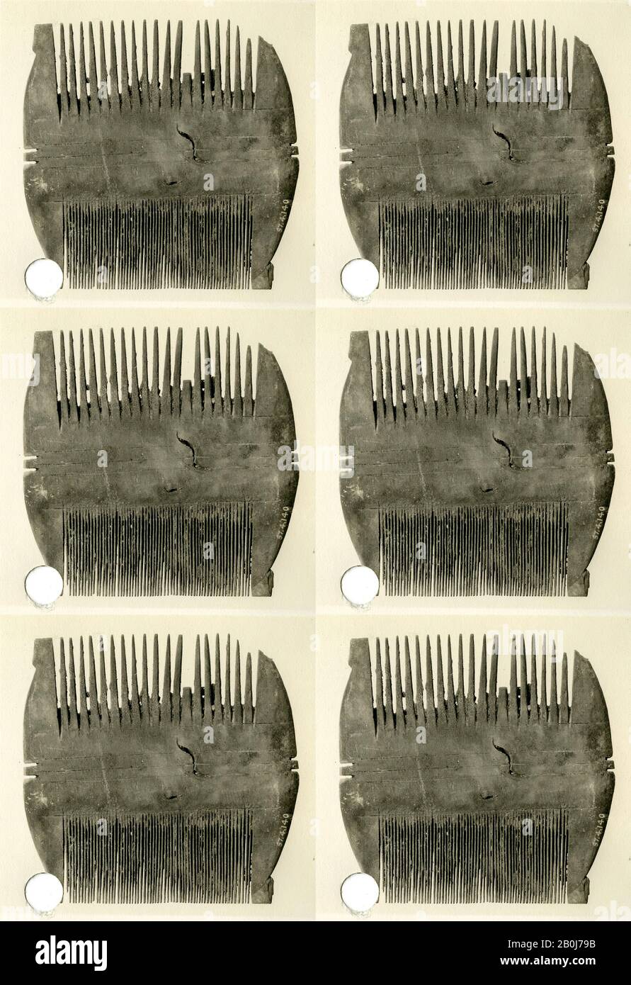 Double-sided comb, Roman Period, Date 30 B.C.–A.D. 364, From Egypt ...
