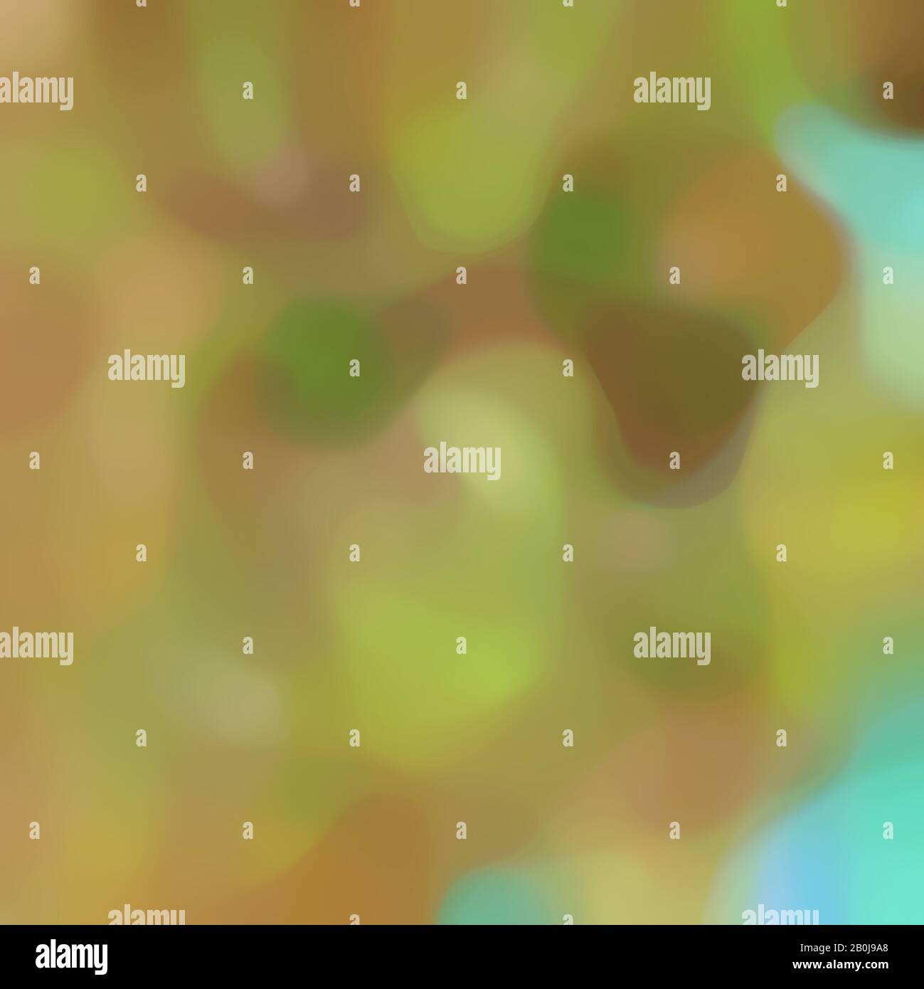 blurred bokeh square format background with peru, medium aqua marine ...