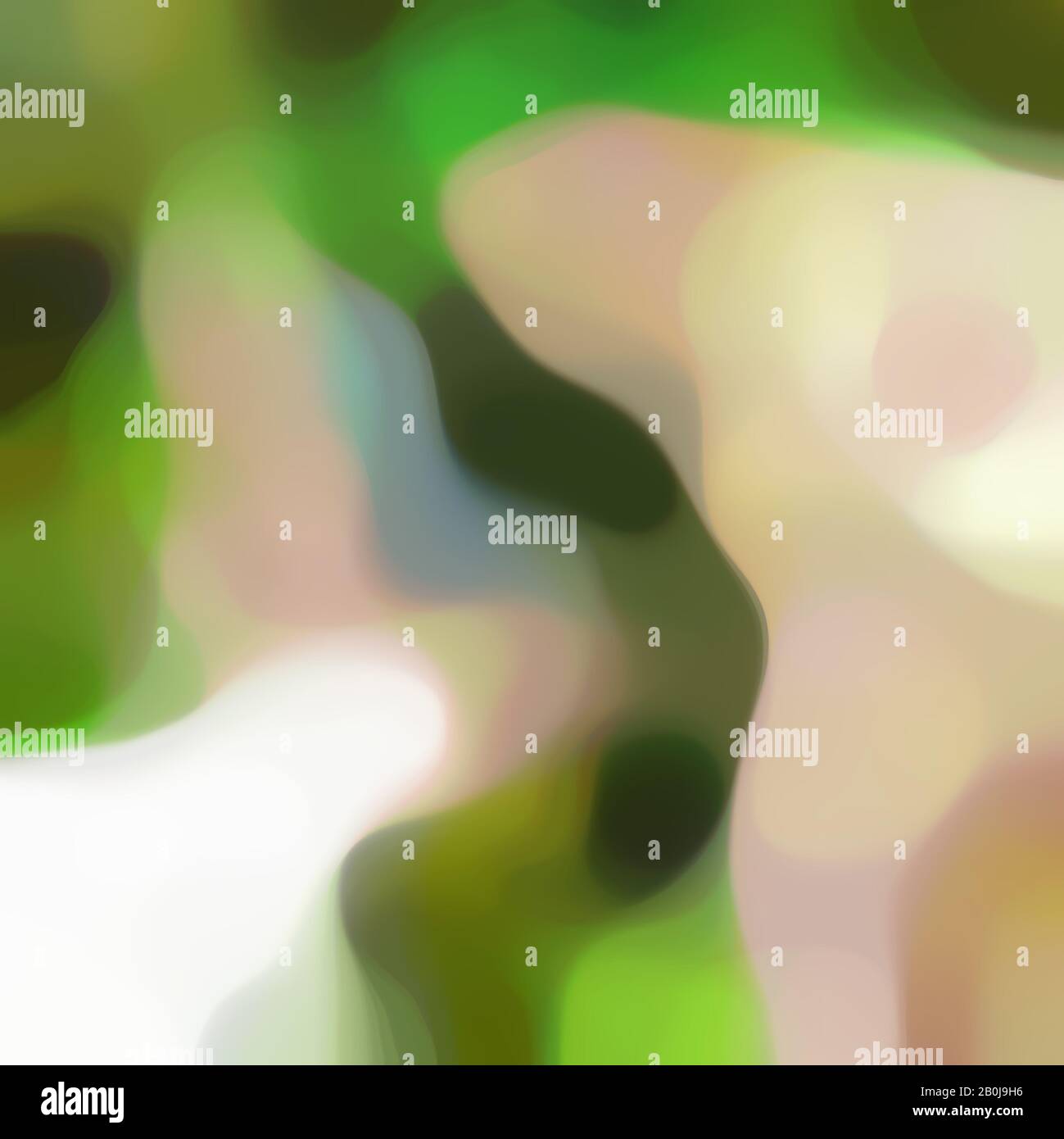 blurred bokeh iridescent square format background with olive drab ...