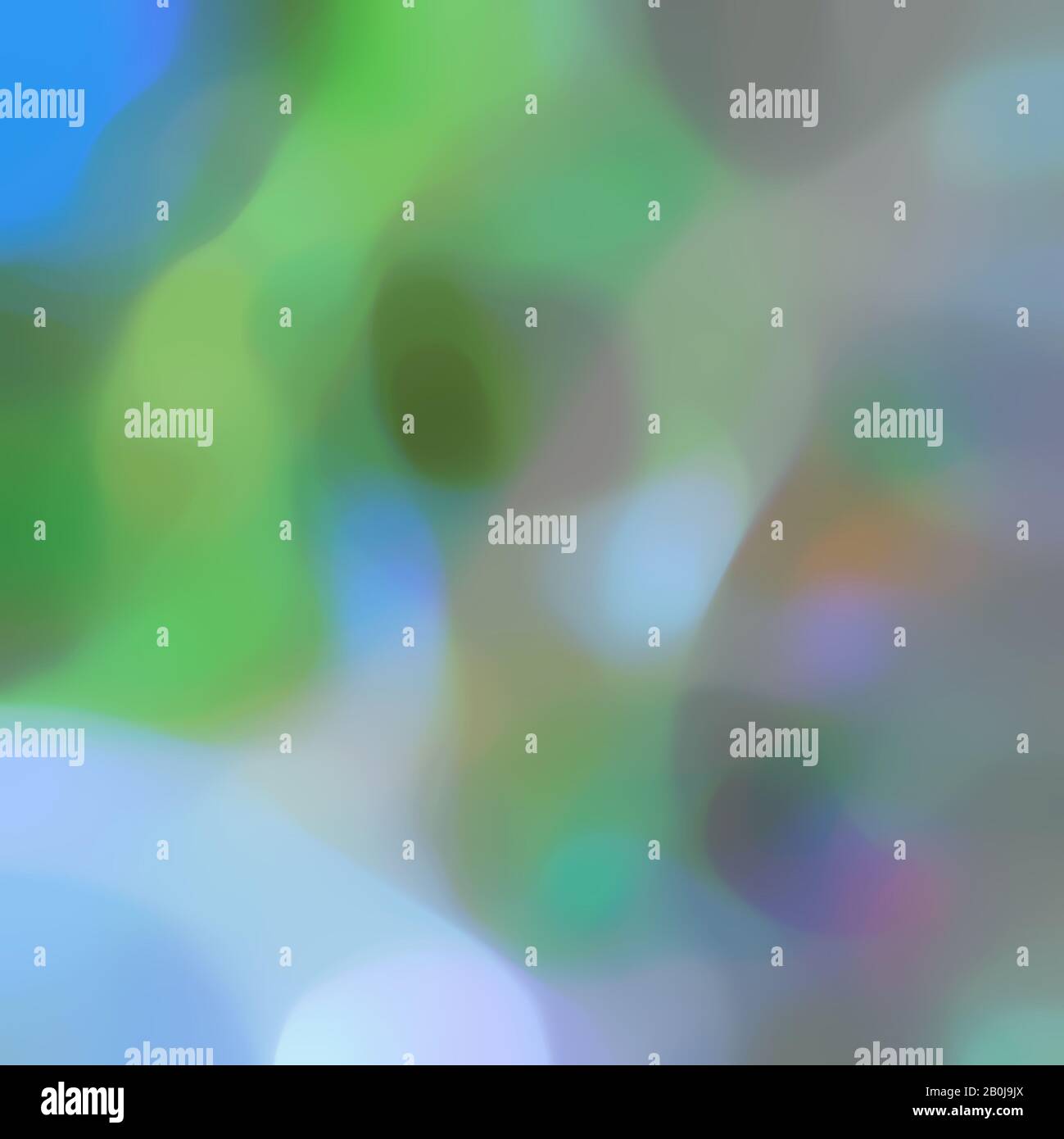 blurred square format background with gray gray, sky blue and dark ...