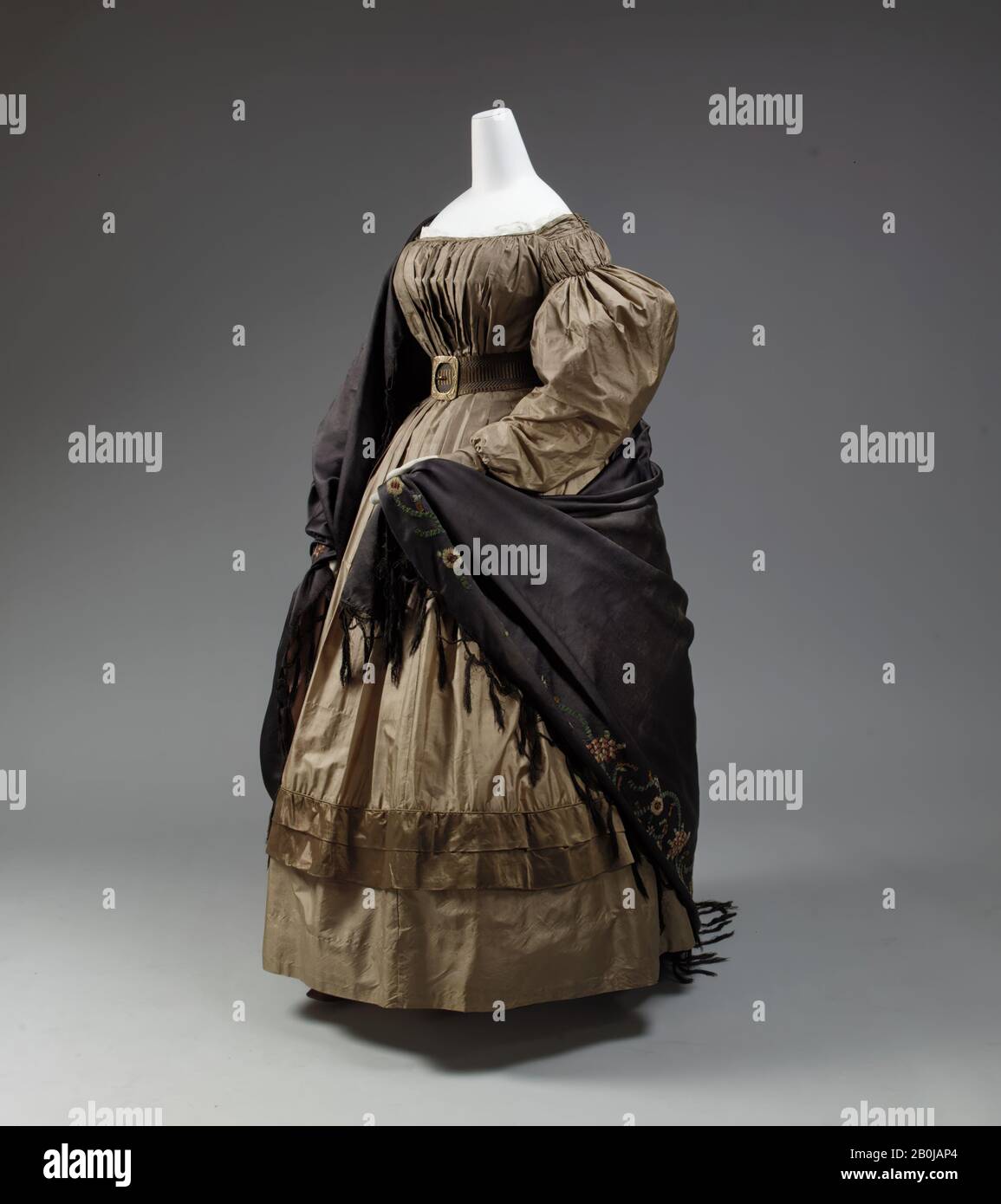 Dress, European, 1832–35, European, silk Stock Photo - Alamy