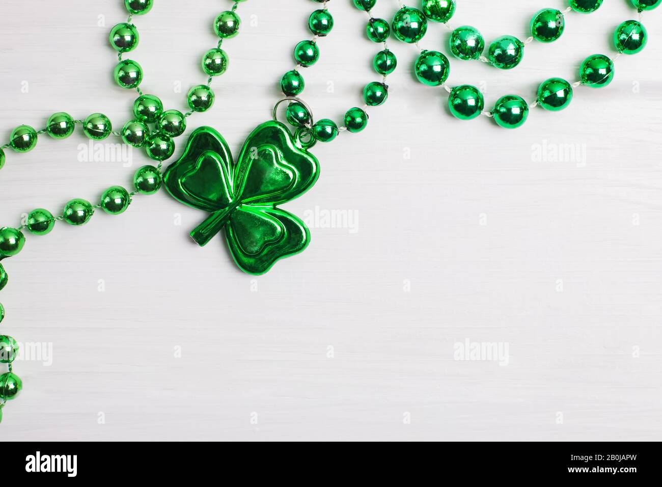 Decorative clover on white background Stock Photo - Alamy