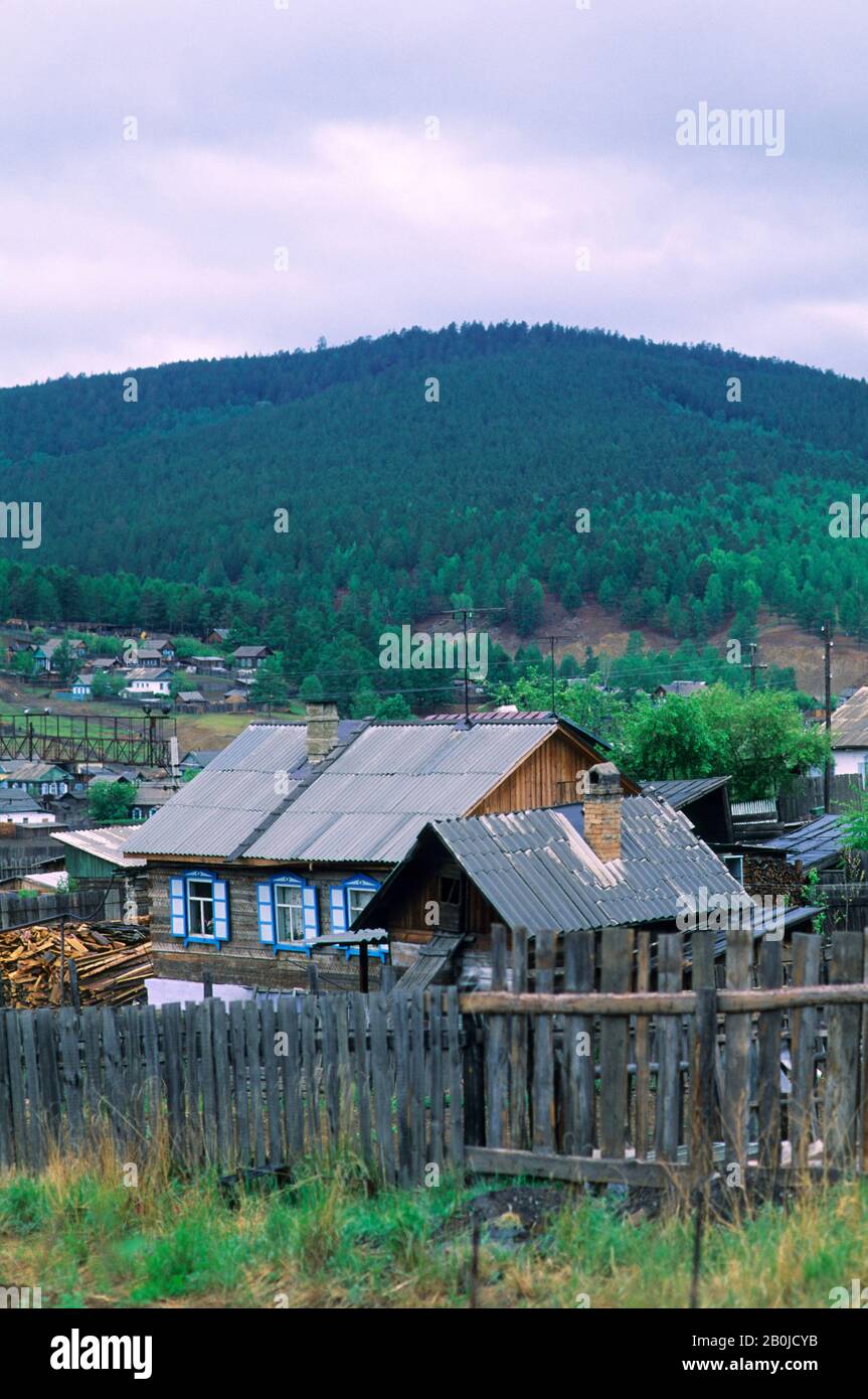 Traditional Siberian Houses Russia High Resolution Stock Photography ...