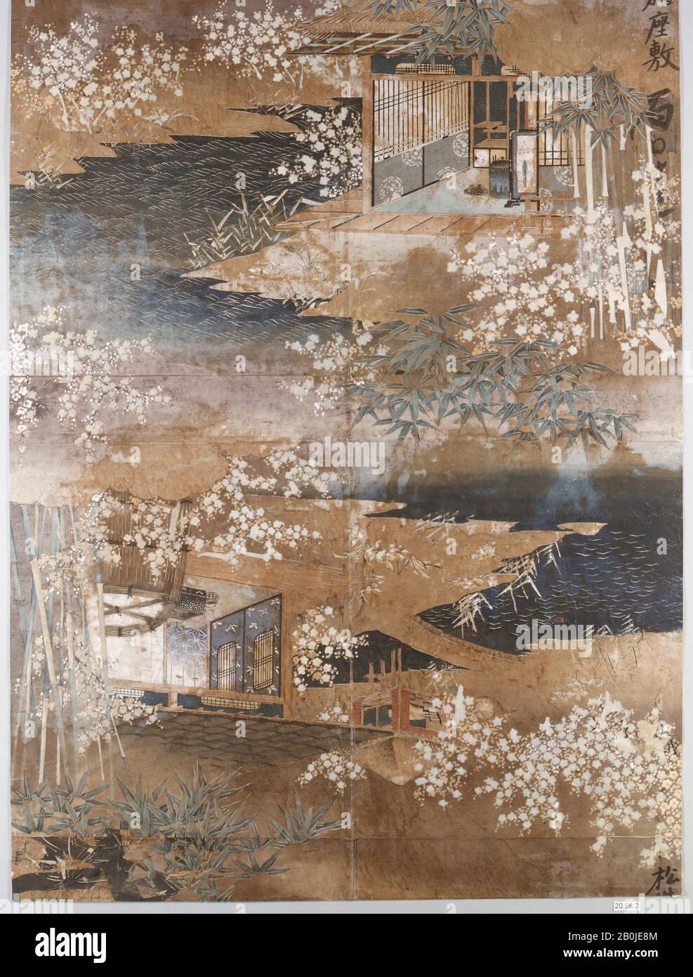 Textile Design for Stencil, Japan, 17th century, Japan, Paint on paper ...